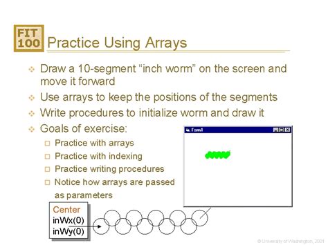 Practice Using Arrays