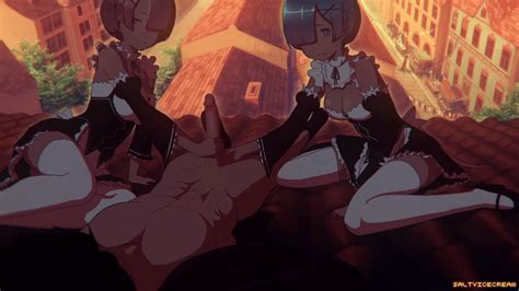 Rem Ram And Natsuki Subaru Re Zero Kara Hajimeru Isekai Seikatsu