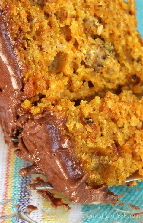 Carrot Cake With Chocolate Frosting Jenny Can Cook
