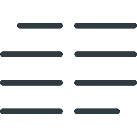 Collumn Format Paragraph Style Icon Download On Iconfinder