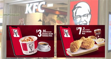 EXPIRED KFC Spore Offering 3 95 O R Porridge Meal And 7 20 2pcs