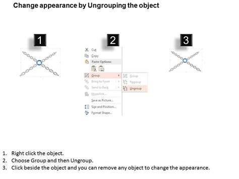 Four Interconnected Links With Icons Powerpoint Template Slide Templates PowerPoint