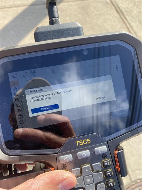 Trimble Tsc5 Quirk Upgraded From A Tsc3 Which Would Always