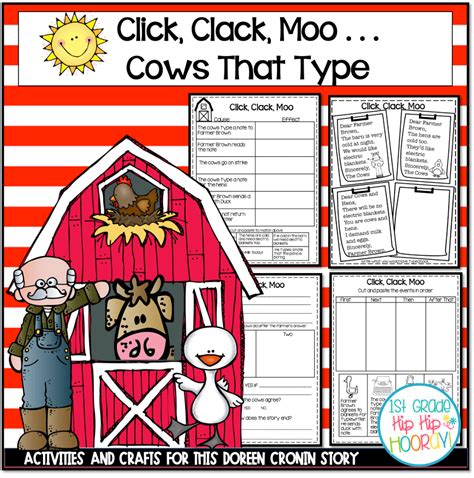 Book Companion For Click Clack Moo Cows That Type