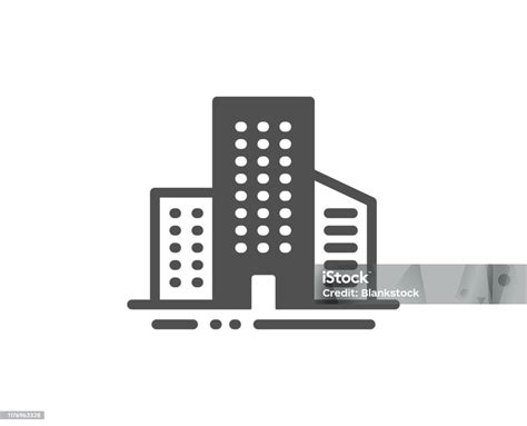 Ilustración De Icono De Edificios Señal De Arquitectura De La Ciudad Edificio Rascacielos Vector