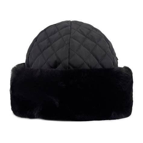 Colbacco Nero Zarina Con Bordo In Ecopelliccia