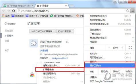 chrome怎么导出插件 谷歌浏览器导出扩展程序方法 当下软件园