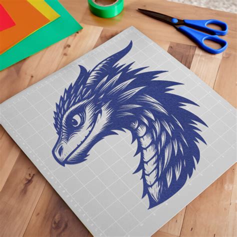 Horned Dragon Royalty Svg Png Design For Cricut And Laser Machines