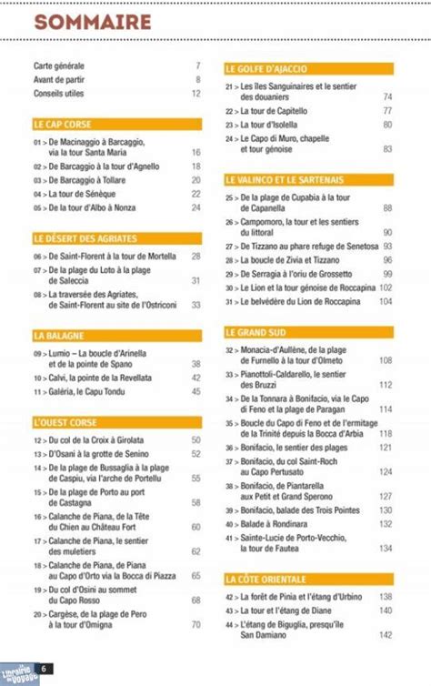 Editions Glénat Guide de randonnées Corse les plus beaux sentiers