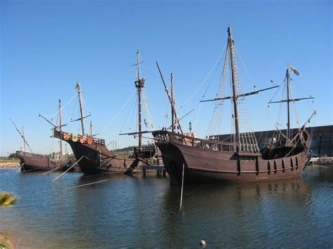 The Nina The Pinta The Santa Maria Replicas Sailing Ships Old
