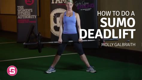 Deadlift How To Do A Sumo Barbell Deadlift Front View Youtube