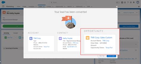 How To Convert Lead To Account Contact Or Opportunity In Salesforce