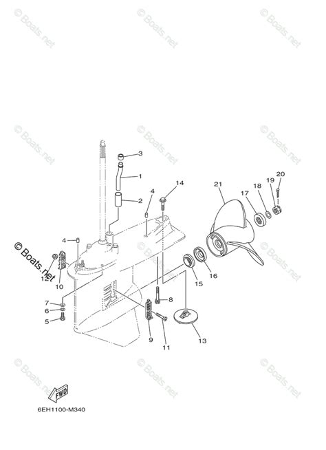 Yamaha Outboard 2013 Oem Parts Diagram For Lower Casing Drive 2