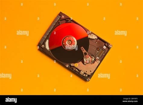 Colorful Hdd Open Hard Disk Drive The Concept Of Data Storage Data Array Hard Drive From The