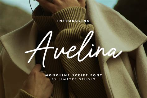 Avelina Script Font Jimtype Studio Fontspace