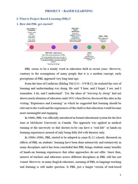 project based learning pdf project based learning learning