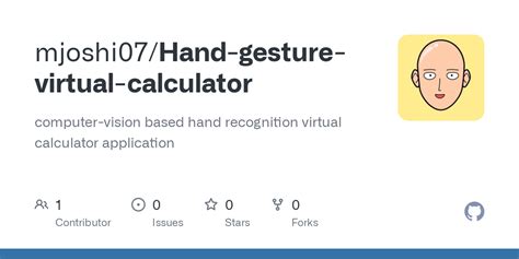 Github Mjoshi Hand Gesture Virtual Calculator Computer Vision Based Hand Recognition