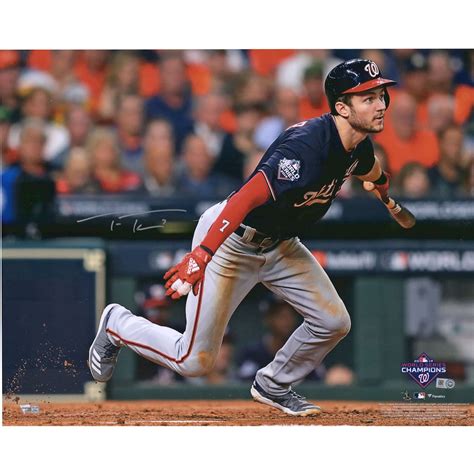 Autographed Washington Nationals Trea Turner Fanatics Authentic 16 X 20 2019 World Series