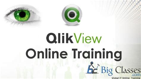 Qlikview Online Training Qlikview Training Tutorials Bigclasses