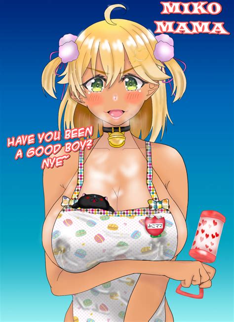 Eddarxart P Sakura Miko Sakura Miko Hololive Highres Girl Aged Up Alternate Breast