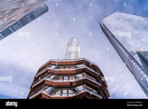 New York New York Usa October 26 2024 The Vessel In Manhattans