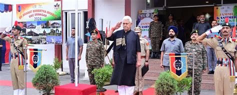 Lg Manoj Sinha Addresses Ncc Cadets At Special National Integration