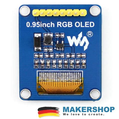 Waveshare 095 B Rgb Farb Oled Gerade Pins Makershopde