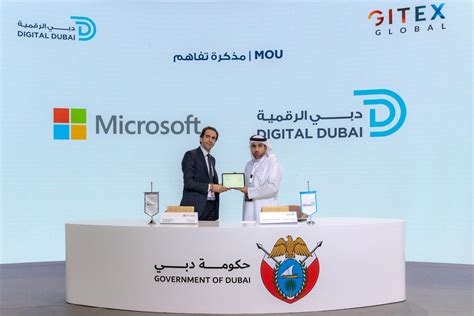 دبي الرقمية توقع مذكرة تفاهم مع مايكروسوفت الإمارات في مجال الذكاء