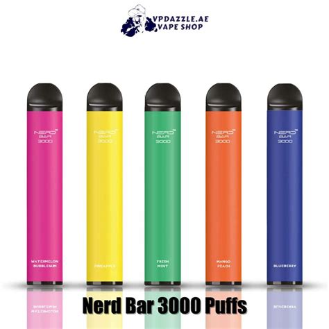 Nerd Bar 3000 Puffs Disposable Vape 20mg Buy In Dubai Uae