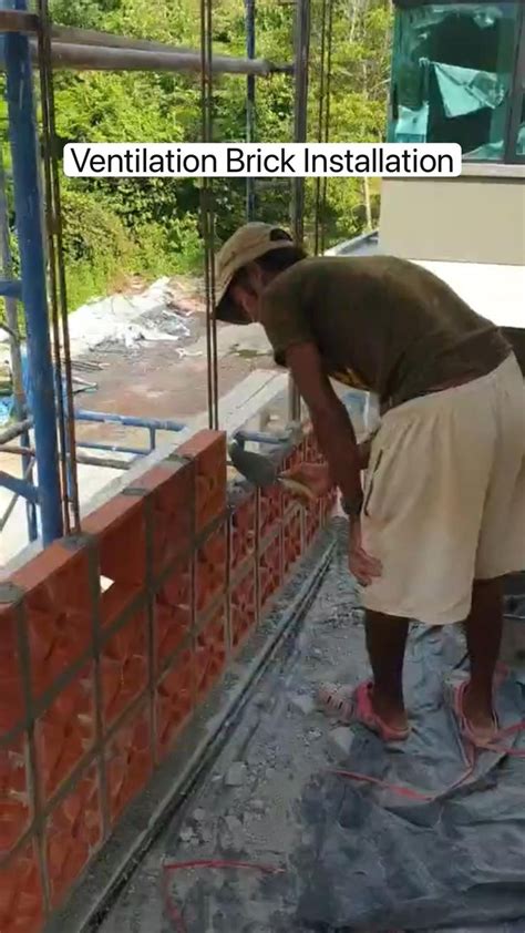 Ventilation Brick Installation