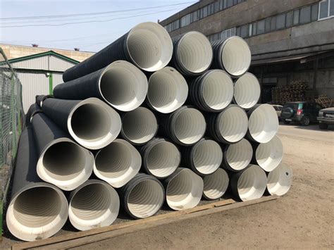 Гофрированная труба SN8 200/171 6м с раструбом
