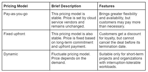 Cloud Computing Pricing Models Binadox