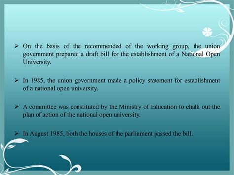 Powerpint Presentation About IGNOU PPTX Education Industry Industries