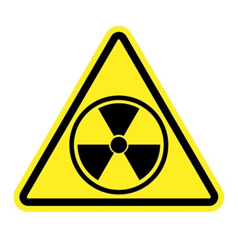 Premium Vector Icon Of Radioactivity Radioactive Material Danger Or