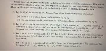 Solved Write Out Complete Solutions To The Following
