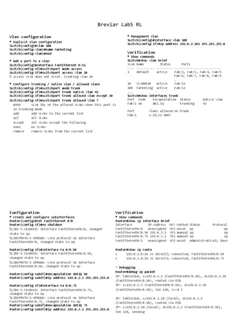 Vlan And Subinterface Configuration Guide Pdf