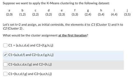 Solved Suppose We Want To Apply The K Means Clustering To Chegg