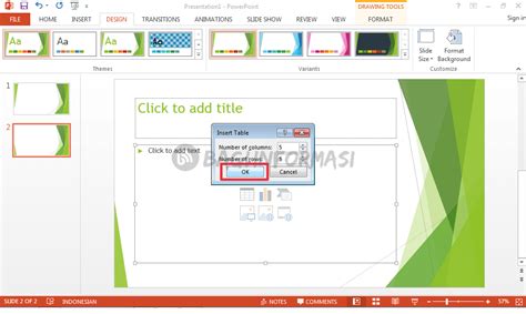 3 Cara Membuat Tabel Di Microsoft Power Point Bagiinformasi