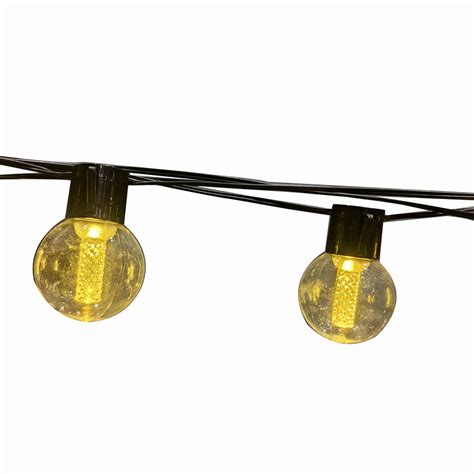 Solar Power G50 String Lights With Light Guide