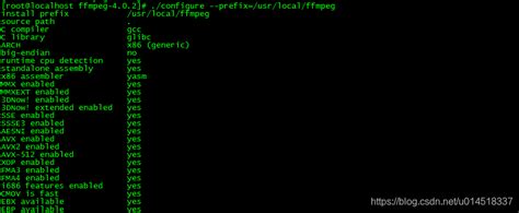 Linux与net Core九 Ffmpeg文件格式转换安装netcore Ffmpeg Csdn博客