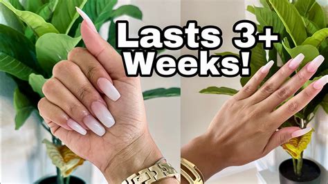 How To Make Press On Nails Last Gel Curing At Home Youtube