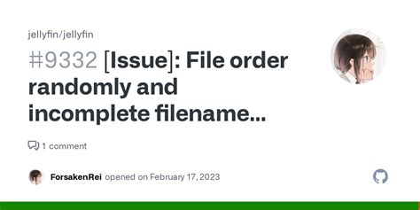Issue File Order Randomly And Incomplete Filename After In Folder