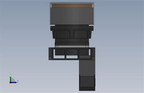 平头型带防水罩 GQB4 EPW3565 按钮开关 SOLIDWORKS 2018 模型图纸下载 懒石网