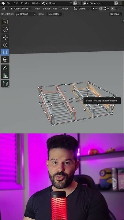 Hidden Tool For Precise Scaling In Blender Must Know Tip Youtube