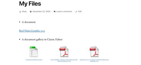 How To Upload And Create A Document Gallery In Wordpress Ninja Team