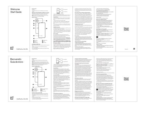 Oneplus Nxxx Nxx 5g User Manual And Quick Start Guide
