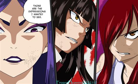 Erza Kagura And Minerva Chapter By Frozenheavens On Deviantart