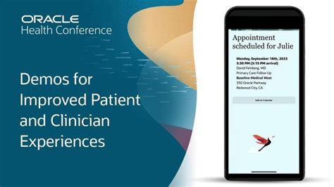 Oracle Health Registration Scheduling And Clinical Digital Assistant Demo Oracle Health Conf