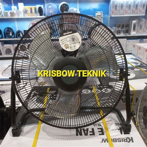 Jual Kipas Angin Meja Krisbow 16 Inc Industrial 80 Watt Shopee Indonesia