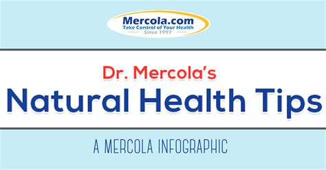 Dr Mercolas Natural Health Tips Infographic